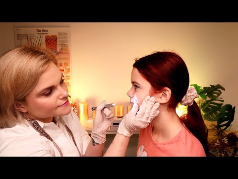 A Real Person ASMR Dermatologist Skin Exam