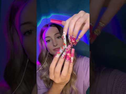 Really Long Nails ASMR - click above for full video!