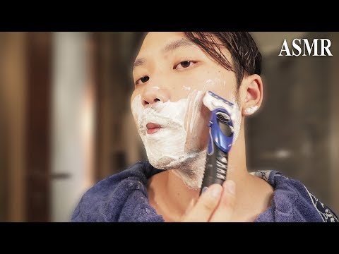 면도 ASMR l 수염을 밀어봅시다 l Shaving