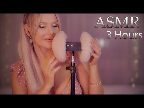 ASMR 💜 3 HOURS "Relax, It's Ok" Gentle Whispering & Fluffy Mics Sounds for Deep Sleep 💤😴