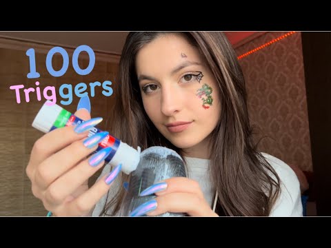Asmr 100 triggers in 10 minutes 🪐Asmr sleep 😴 #asmr #asmrsleep # ...