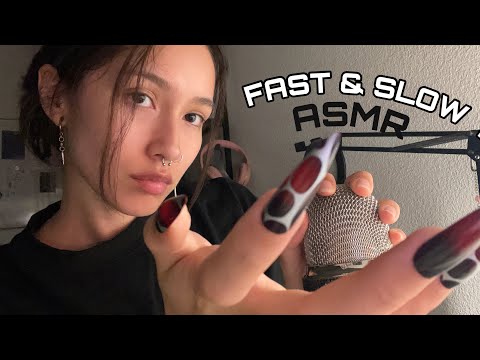 ASMR ☆ Switching between FAST & SLOW (tingly trigger assortment)