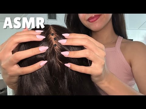 ASMR Lice Check & Scalp Exam with Long Nails (Whispered)
