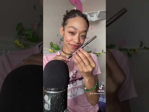 ASMR Doing Your Makeup 💜 (soft spoken with tapping and counting)