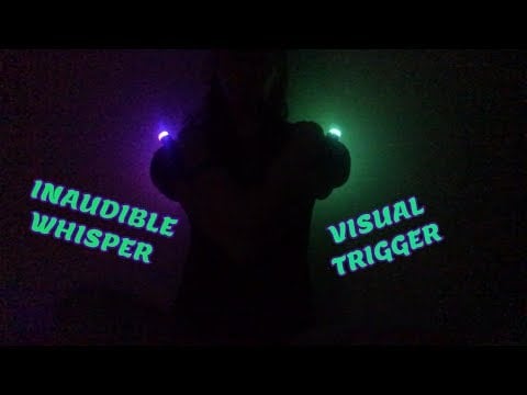 ASMR VISUAL TRIGGER * INAUDIBLE WHISPER * HAND MOVEMENT