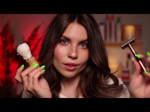 ASMR Barbershop Roleplay | Haircut & Shave SPA | Personal Attention