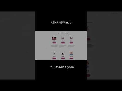 Old ASMR Intro #short - The ASMR Index
