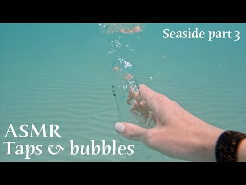 ASMR 🌙 Underwater taps and bubbles - Objects and camera tapping underwater, bubbles (no talking)