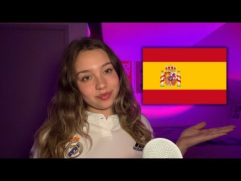ASMR in Spanish! 🇪🇸 ️Trigger Words for Sleep and Relaxation 😴