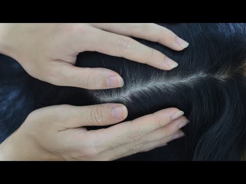 ASMR Scalp Check, Scalp Scratching, Head Scratching With Chopsticks For ...