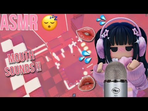 ROBLOX ASMR 🌟 Tingly Mouth Sounds + Tapping 💗 BRAIN MELTING 😴
