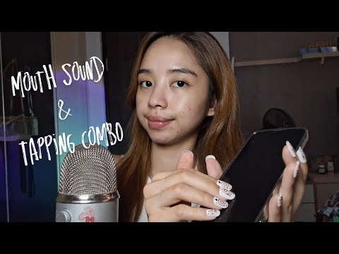 ASMR specific mouth sounds with iphone tapping