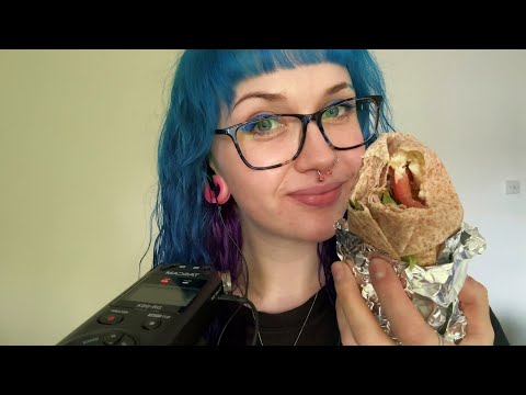 ASMR Eating Egg Mayo Wrap 🥚 - The ASMR Index