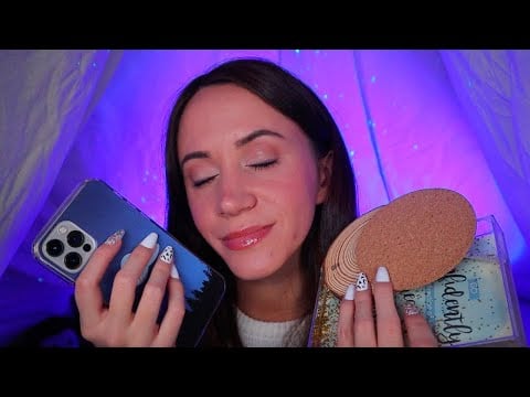 ASMR | Long nail tapping + scratching (fast & aggressive)