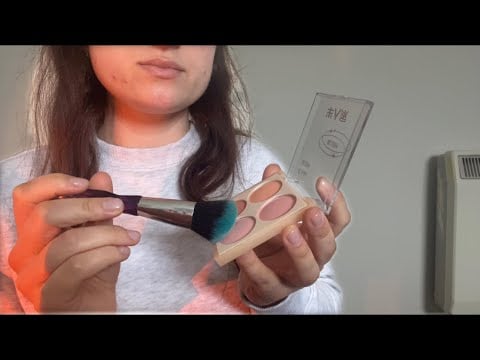 ASMR Makeup Session | No Talking | Relaxing Brushes, Tapping & Application Sounds