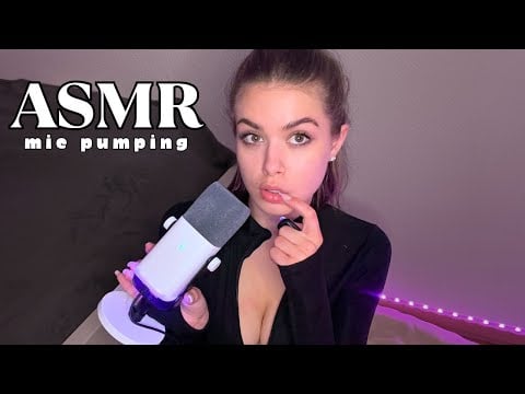 ASMR | Mic Pumping to Fall Asleep | Deep Relaxation & Mic Scratching
