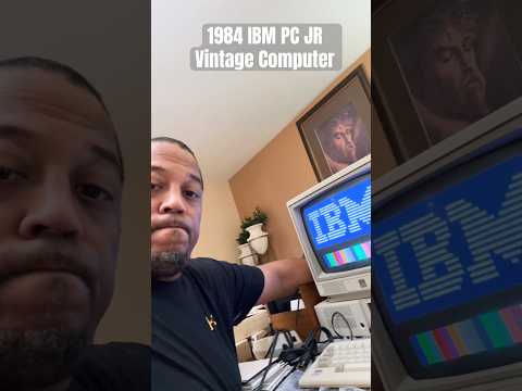 Testing a Vintage 1984 IBM PCjr | Vintage retro Computer ASMR