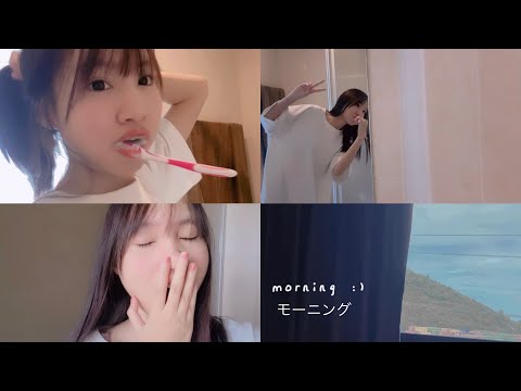 asmr + vlog morning routine ตื่นเช้าทำอะไรบ้างน้า🌤 { layered sound }