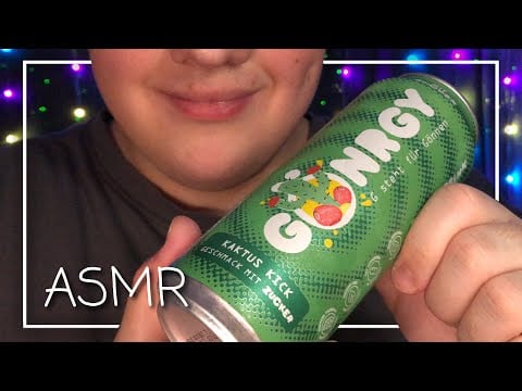 ASMR Gönrgy Kaktus Kick mit Zucker Taste Test 🌵🥃 (Deutsch/German)