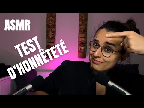 ASMR | SUIS-JE HONNÊTE ? 🧐 (TEST) - The ASMR Index
