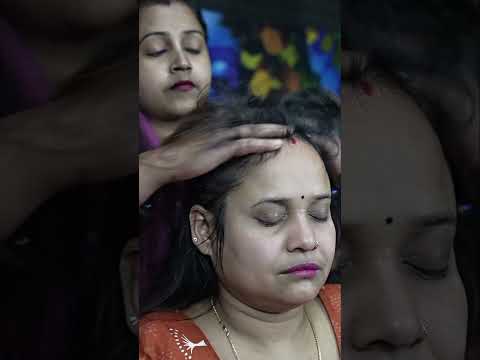 Indian Girls ASMR Head Massage For Better Relaxation #shorts