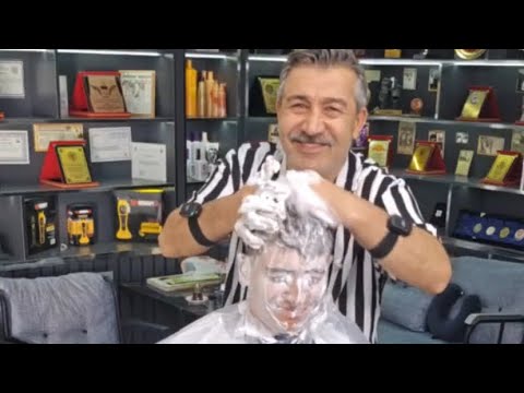 ASMR SKIN CARE AND BEARD SHAVE WITH BARBER MUNUR ONKAN