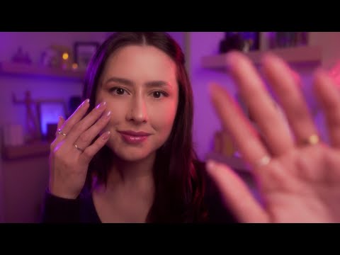 ASMR Eyes SUPER Heavy 🖐️ Gentle Hand Movements 💤 Blink Slowly, Spiral ...