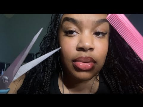 ASMR | Tingly Haircut 💇🏽‍♀️ | brieasmr
