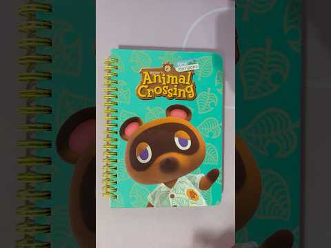 ASMR Tapping On An Animal Crossing Spiral Notebook #ASMR #Shorts