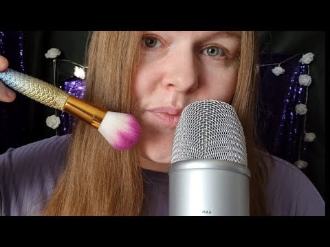 ASMR | Mouth Sounds, Mic Brushing, Gum Chewing, Inaudible Whispers, and Mic Scratching