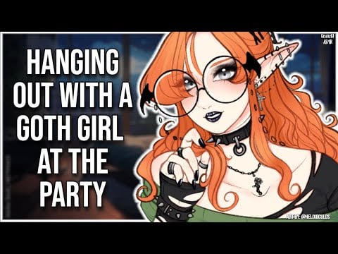 ASMR Goth Girl At The Back Of The Class Is Obsessed w/ You (Roleplay, Soft Spoken Personal Attention