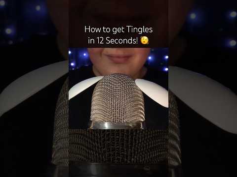 How to get Tingles in 12 Seconds! 🤯 #asmr