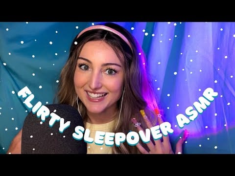 ASMR 💘 Sleepover with Popular Girl - she has a crush on you! WLW ASMR ...
