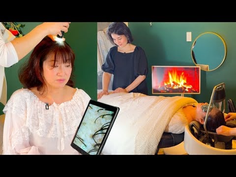 (ASMR) I TRIED MY OWN ASMR TWIX TOKYO HEAD SPA IN JAPAN, TOKYO! (SOFT ...